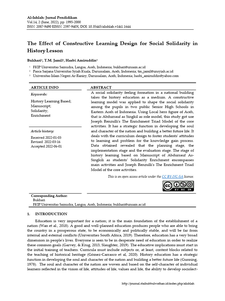 1644 11271 1 PB | PDF | Learning | Knowledge