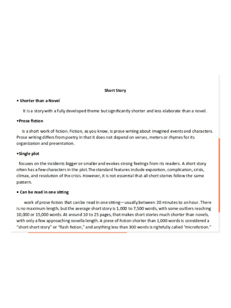 Short Story - PNG | PDF