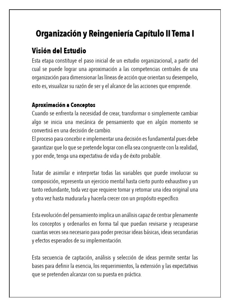Act. 6 Visión Del Estudio | PDF | Pensamiento | Mente