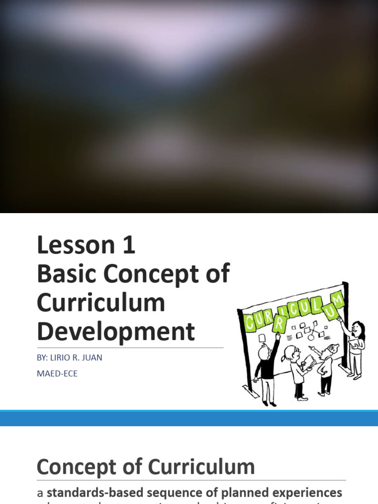 Ece 302 Lesson 1 Basic Concept of Curriculum Development | PDF | Curriculum | Experience