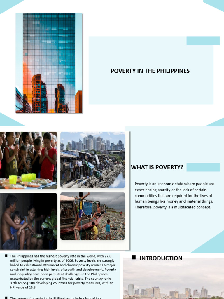 Poverty in The-Wps Office | PDF | Poverty | Poverty & Homelessness