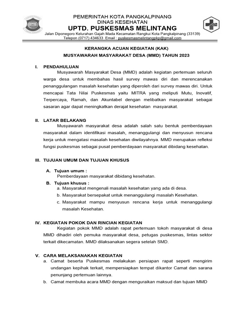 Kak MMD - 2023 | PDF