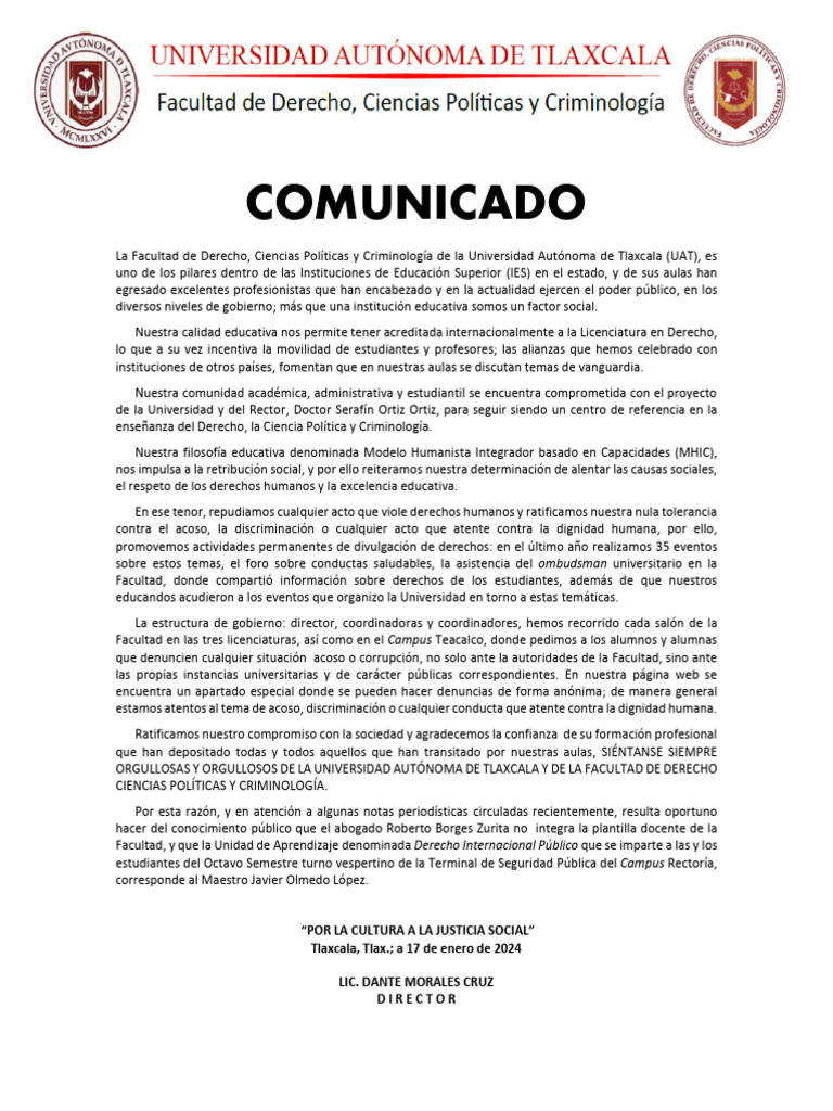 Comunicado | PDF