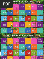 Loteria de Tablas de Multiplicar | PDF