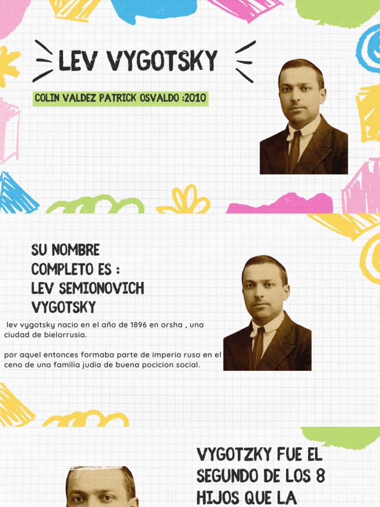 Biografía de Lev Vygotsky | PDF | Ciencias del comportamiento | Sicología