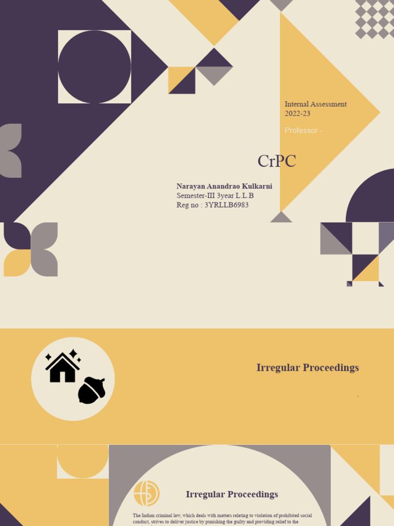 CRPC Sem-III Nak | PDF | Ethical Principles | Justice