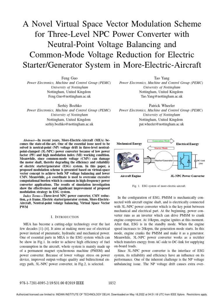 Feng Guo Tao Yang 978 1 7281 0395 2 19 31 00 ©2019 Ieee 1852 Pdf Power Electronics Power