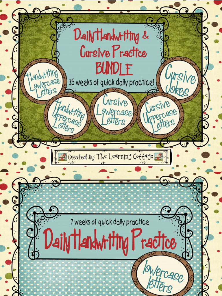 Daily Handwriting Practice | PDF | Written Communication | Writing