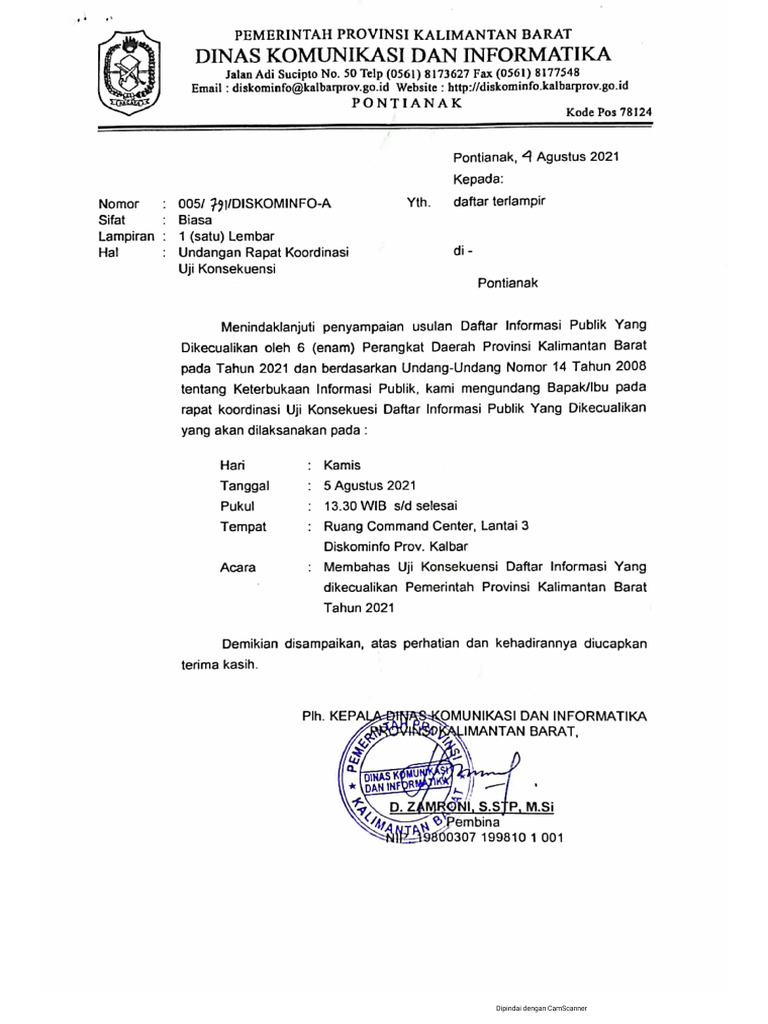 Contoh Arsip Essential Record | PDF