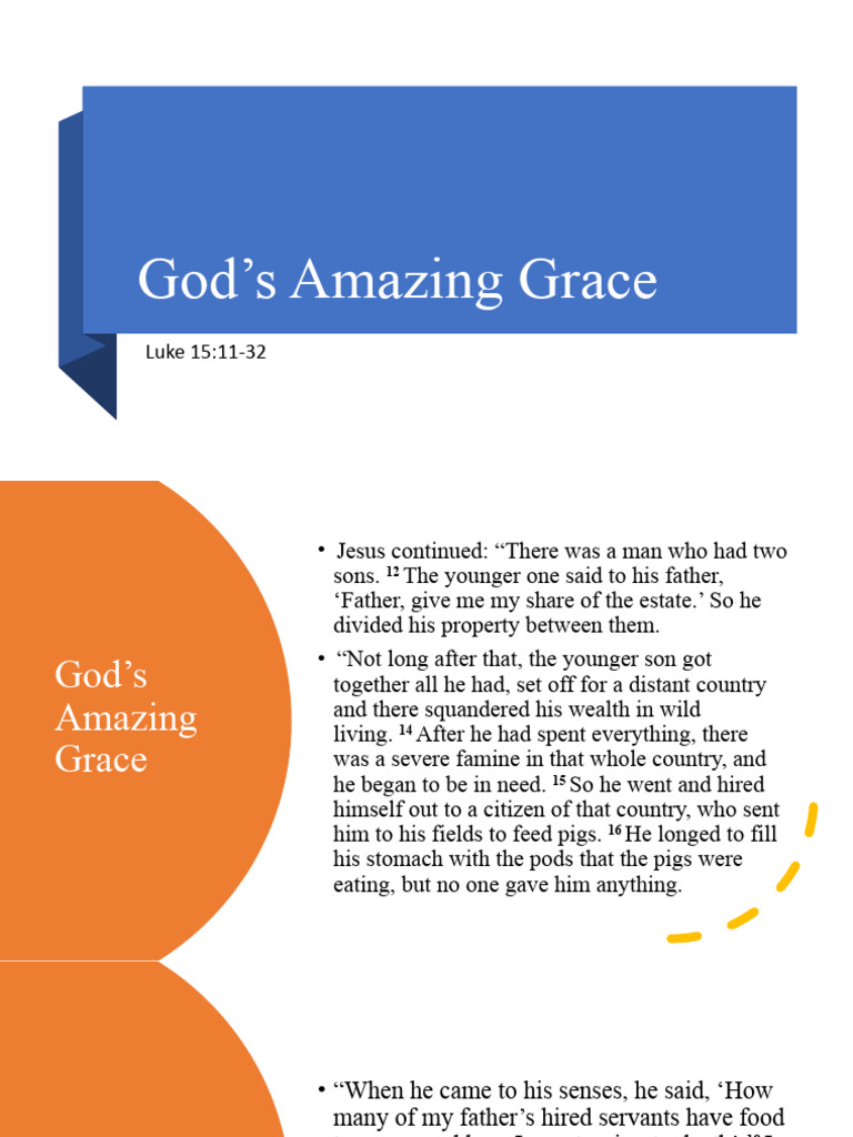 God's Amazing Grace | PDF