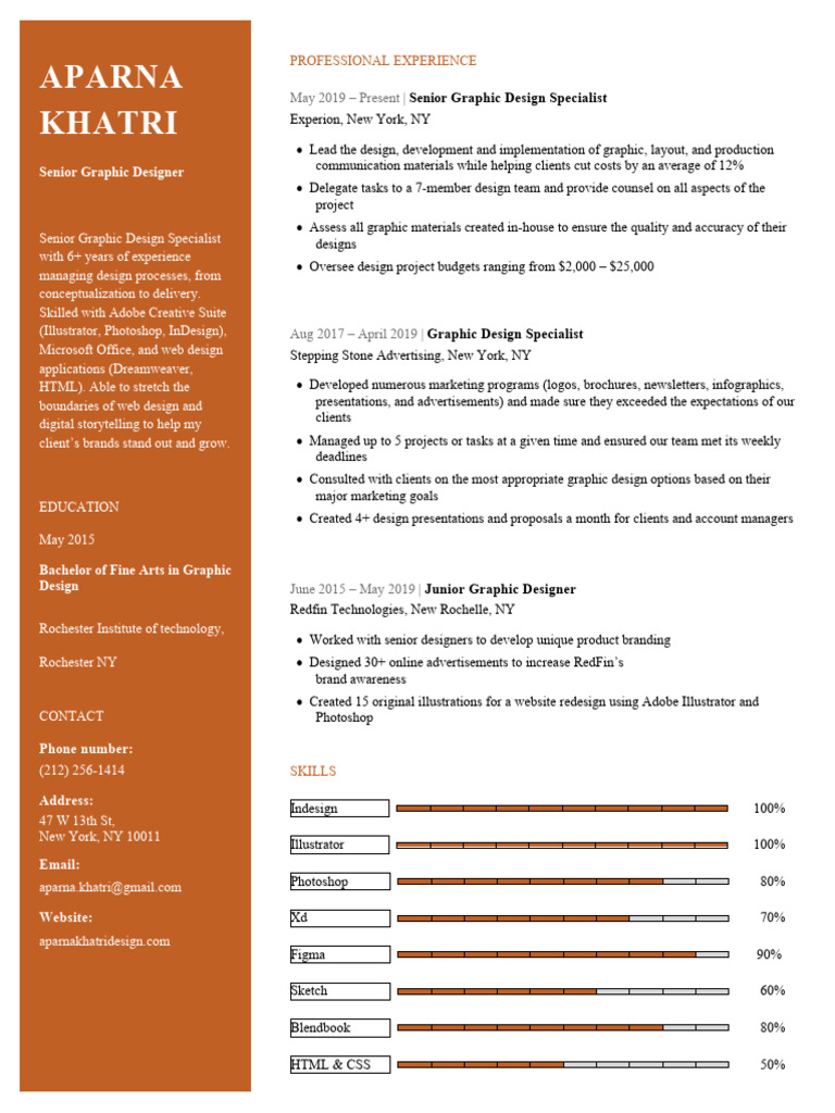 CV 2 | PDF | Graphic Design | Web Design