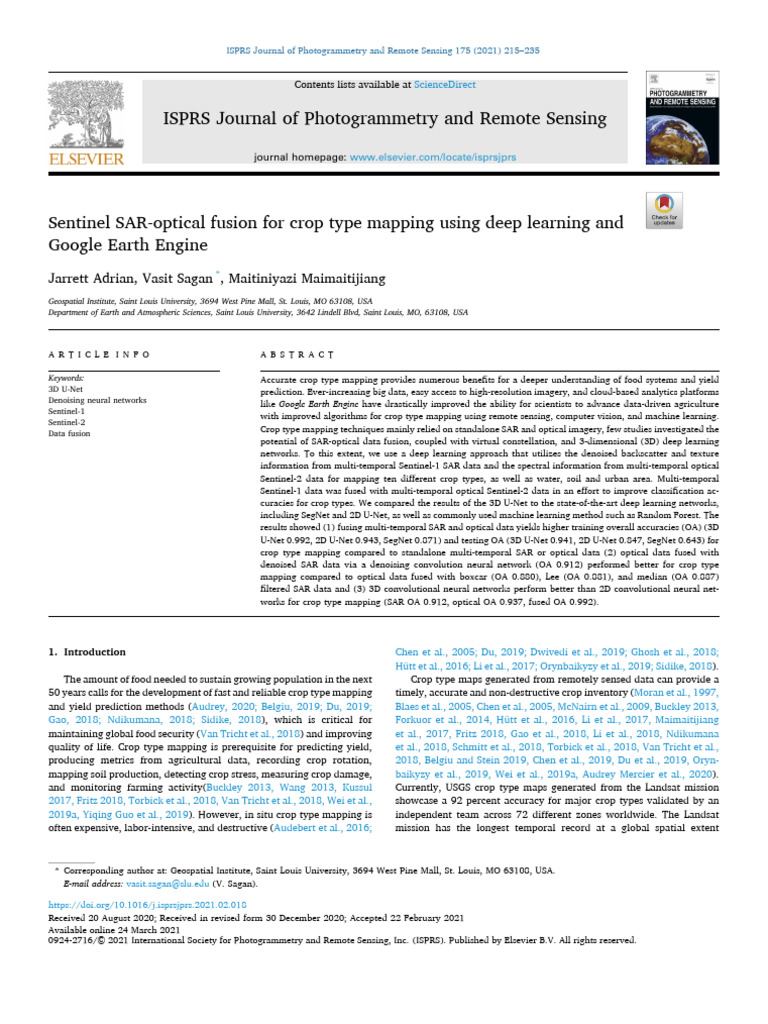 Penjelasan Tentang SAR | PDF | Image Segmentation | Principal Component Analysis