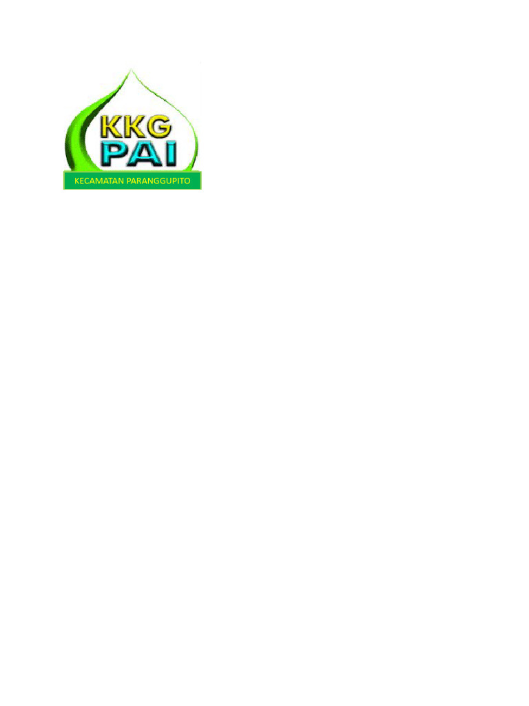 Logo KKG dan We Love Pai Paranggupito | PDF