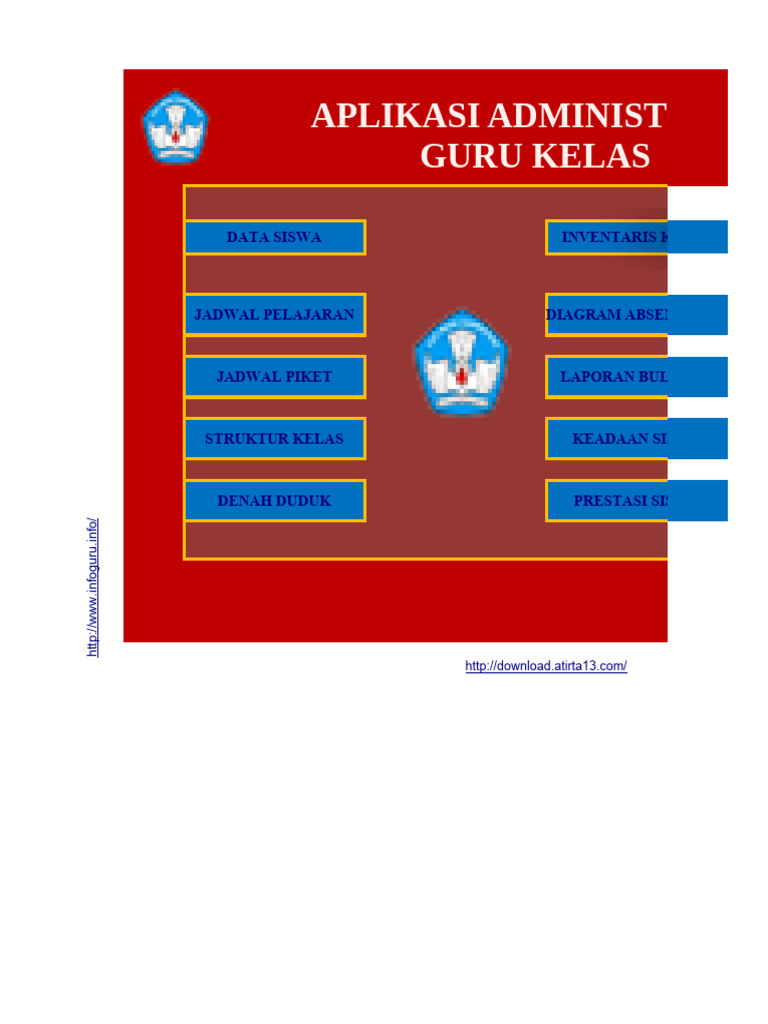 Aplikasi Administrasi Kelas 5 SD | PDF