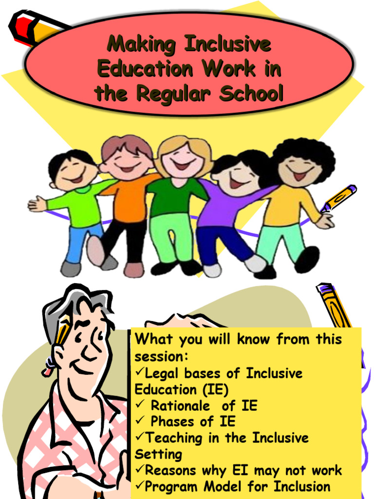 Making Inclusive Education Work in The Regular Classroom | PDF