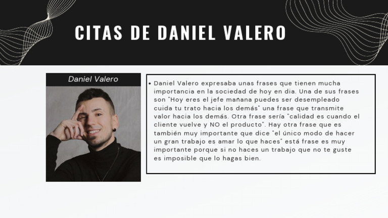 Citas de Daniel Valero Trabajo Hecho Por Hamza - 20240123 - 174411 - 0000 | PDF
