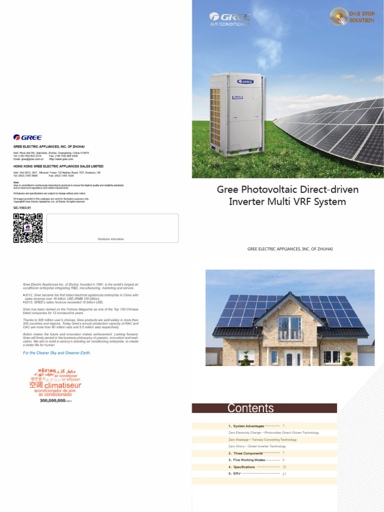 Gree SVRF | PDF | Power Inverter | Photovoltaics