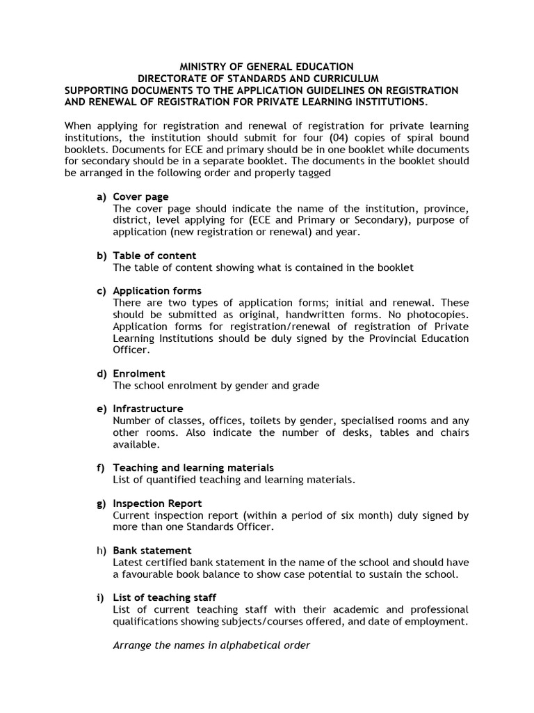 Booklets For Private SCH | PDF | Teachers | Professional Certification