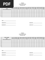 High School Swim Meet Scoring Sheet | PDF
