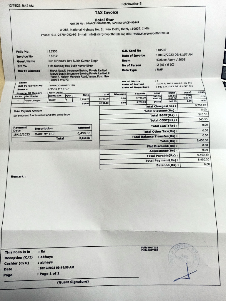 Invoice Star 18 | PDF | Taxes | Government