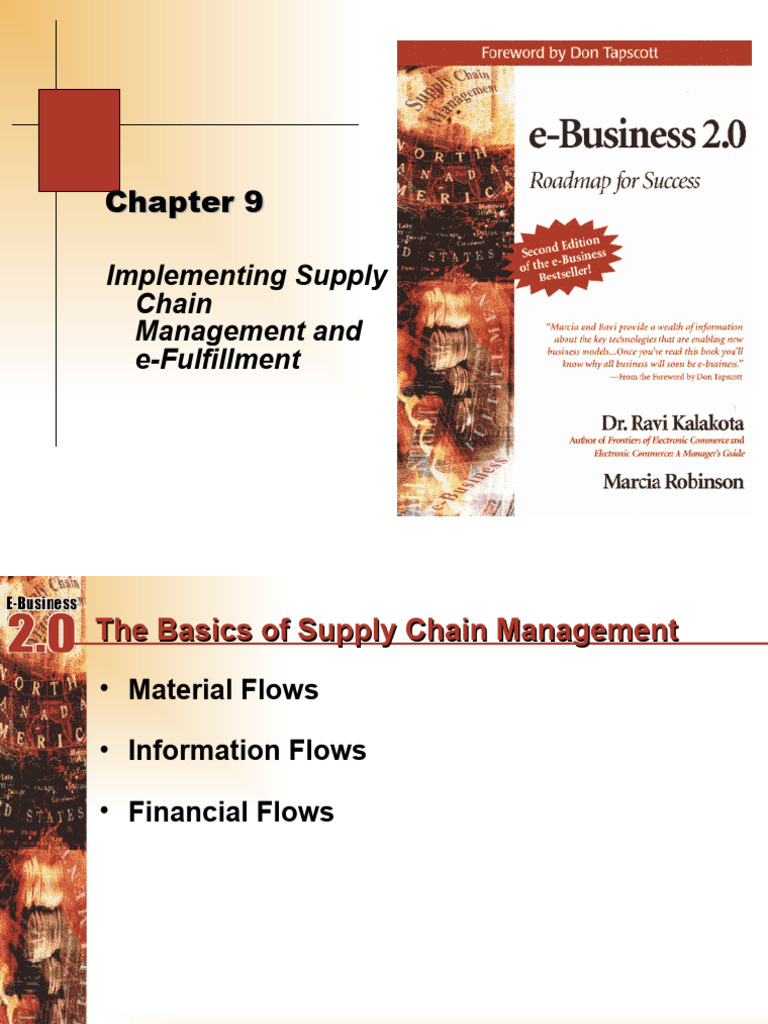Chapter 9 Kalakota UAS | PDF | Supply Chain | Supply Chain Management
