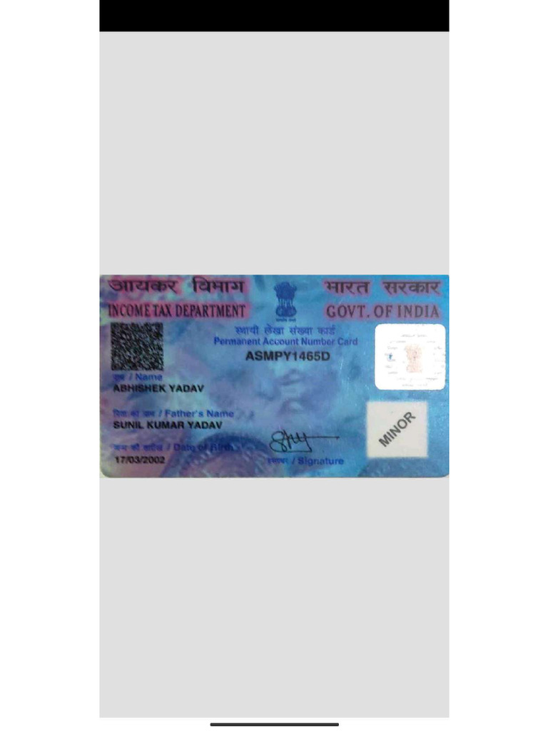 Abhishek Yadav Pancard | PDF