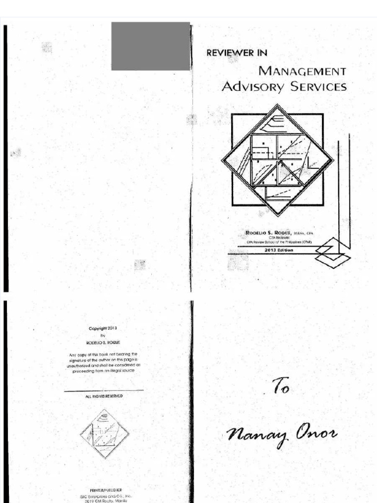 PDF Reviewer in Management Advisory Services Roque Compress | PDF