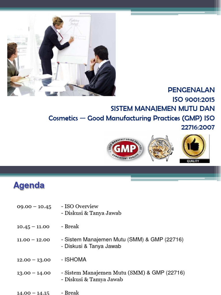 Penerapan ISO 22716 dalam GMP Kosmetik | PDF