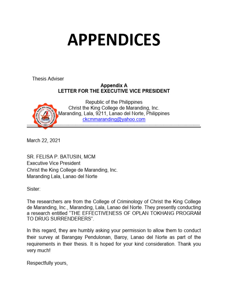 APPENDICES WPS Office | PDF