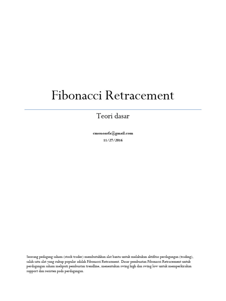 Panduan Fibonacci Retracement Trading | PDF