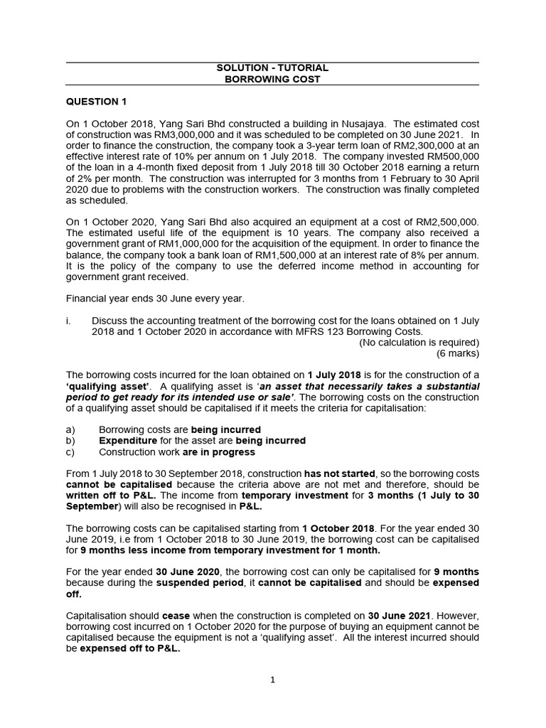Tutorial Samples Mfrs123 Ss Pdf Interest Loans 