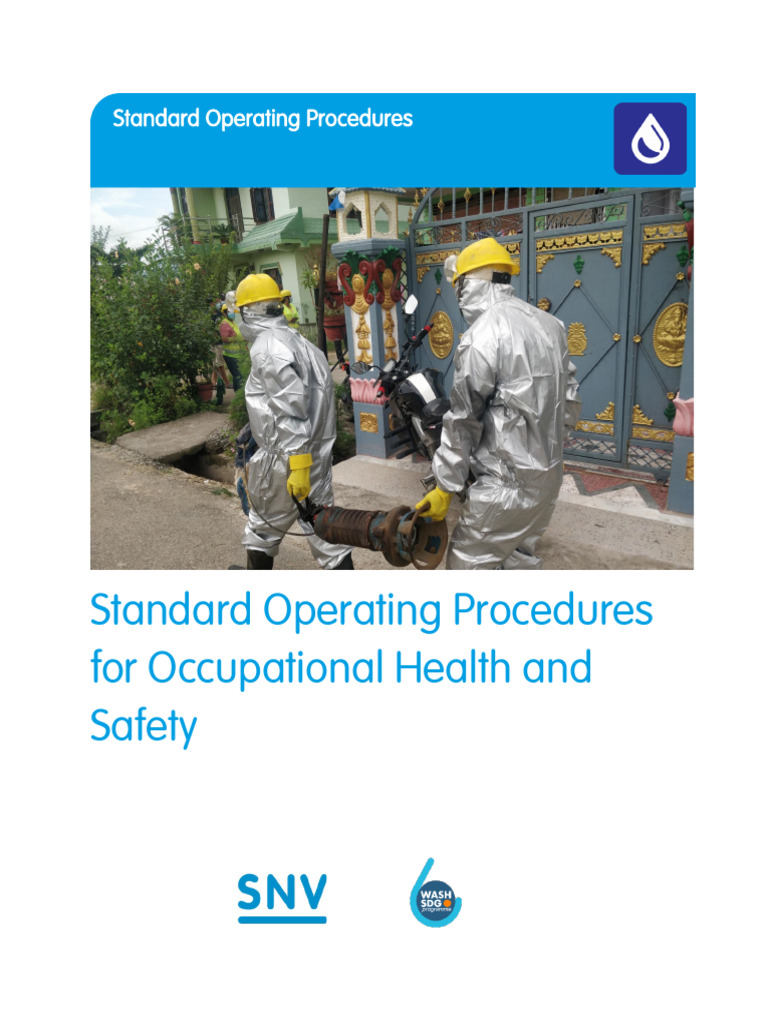 2021 Nepal Sops Occupational Health Safety Sanitation Workers SNV | PDF | Sanitation | Personal ...