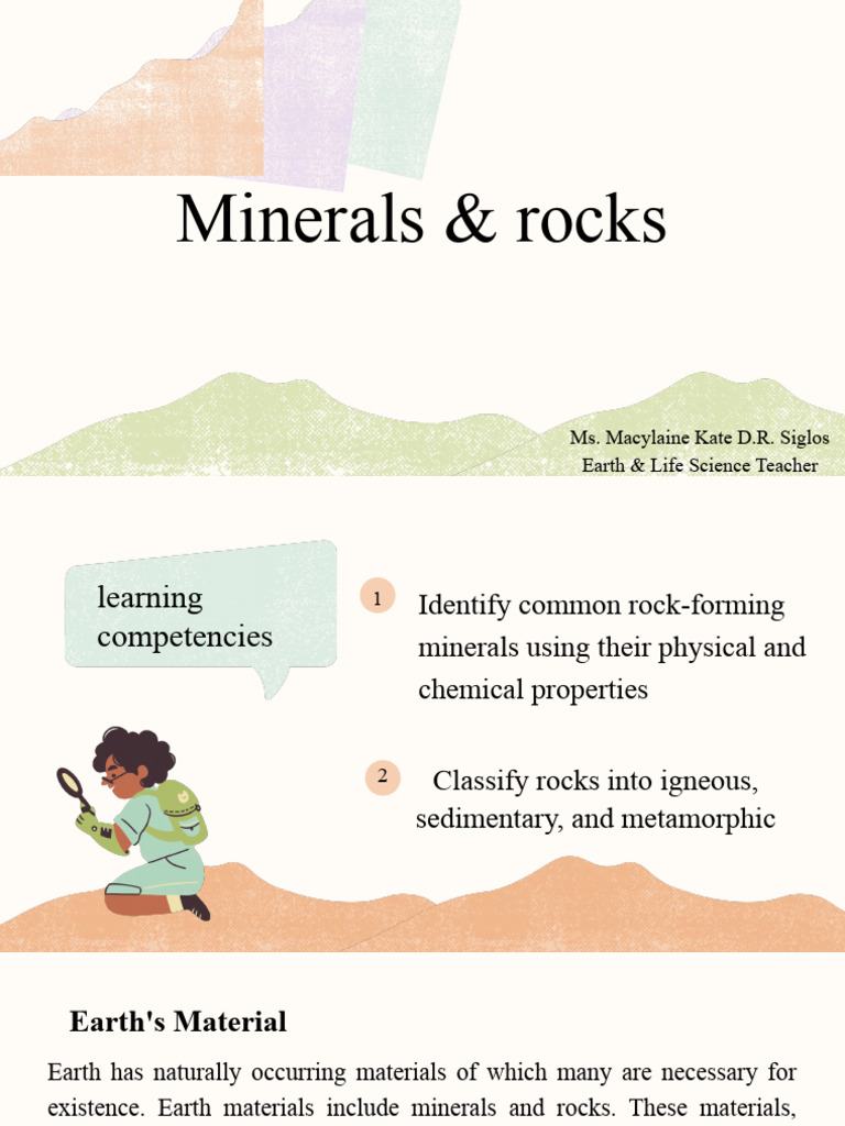 Lesson 2 Minerals & Rocks | PDF