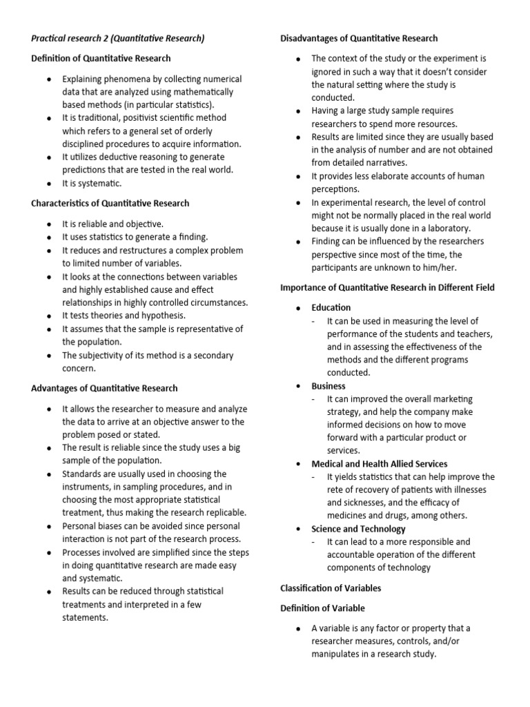Pr2 Reviewer Pdf Dependent And Independent Variables Quantitative Research