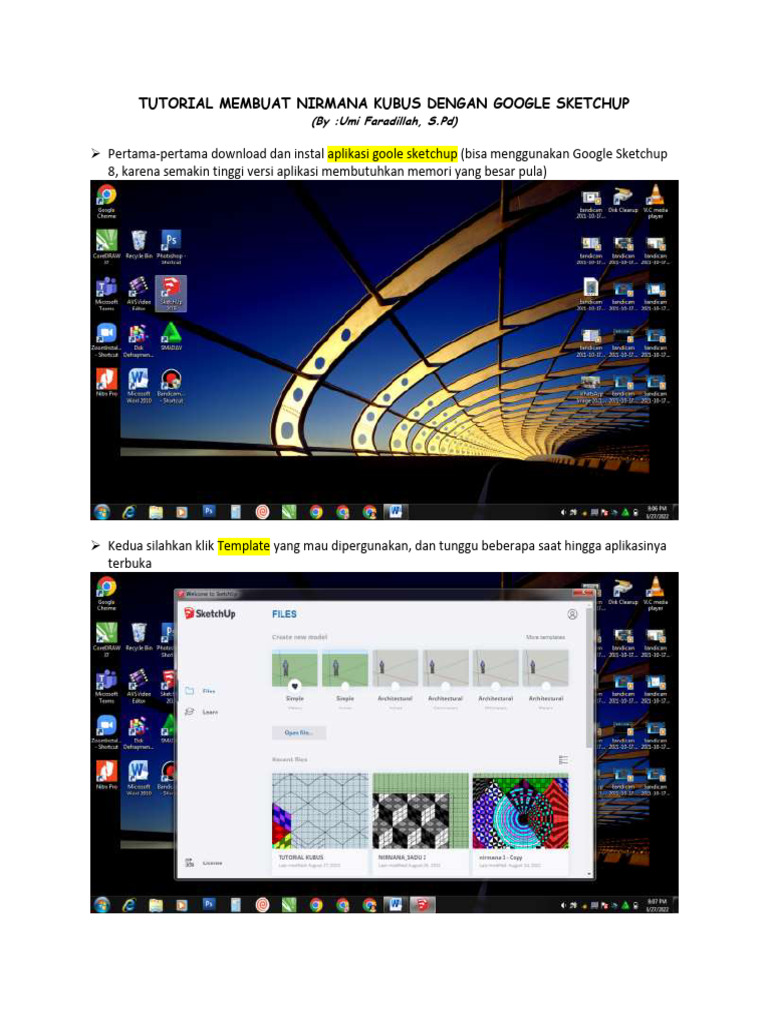 Tutorial Membuat Nirmana Kubus Dengan Aplikasi (Digital) | PDF | Karier ...