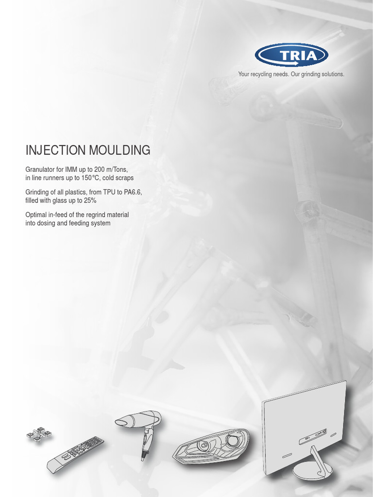 Tria Granulators for Injection Moulding | PDF | Technology & Engineering