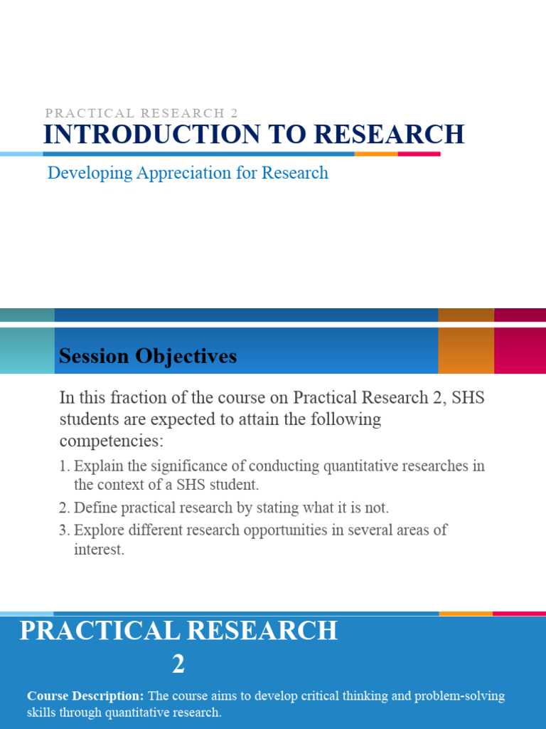 Introduction To Practical Research II | PDF