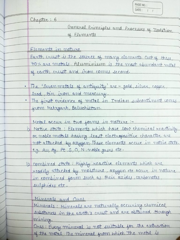 Metallurgy Notes - Nasir | PDF