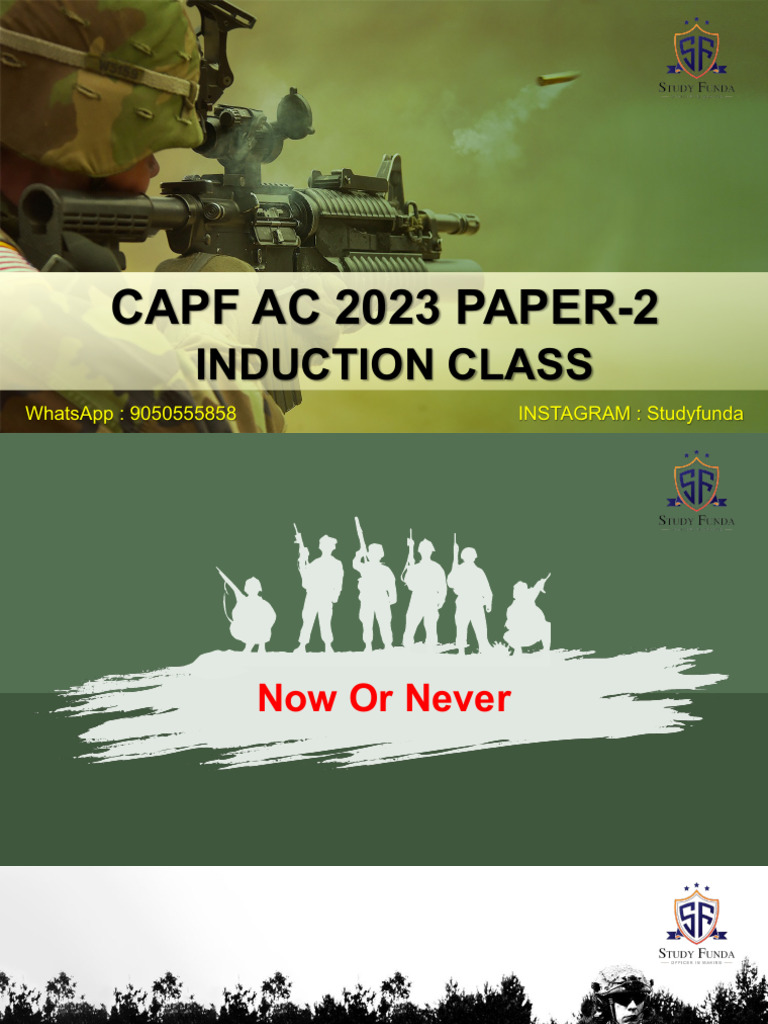CAPF AC 2023 Paper-2 Exam Guide | PDF