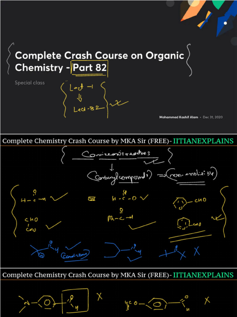 Complete Crash Course On Organic Chemistry Part 82 With Anno Pdf