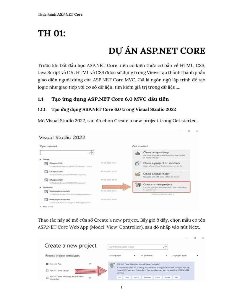TH01 - UD ASP - NET Core | PDF