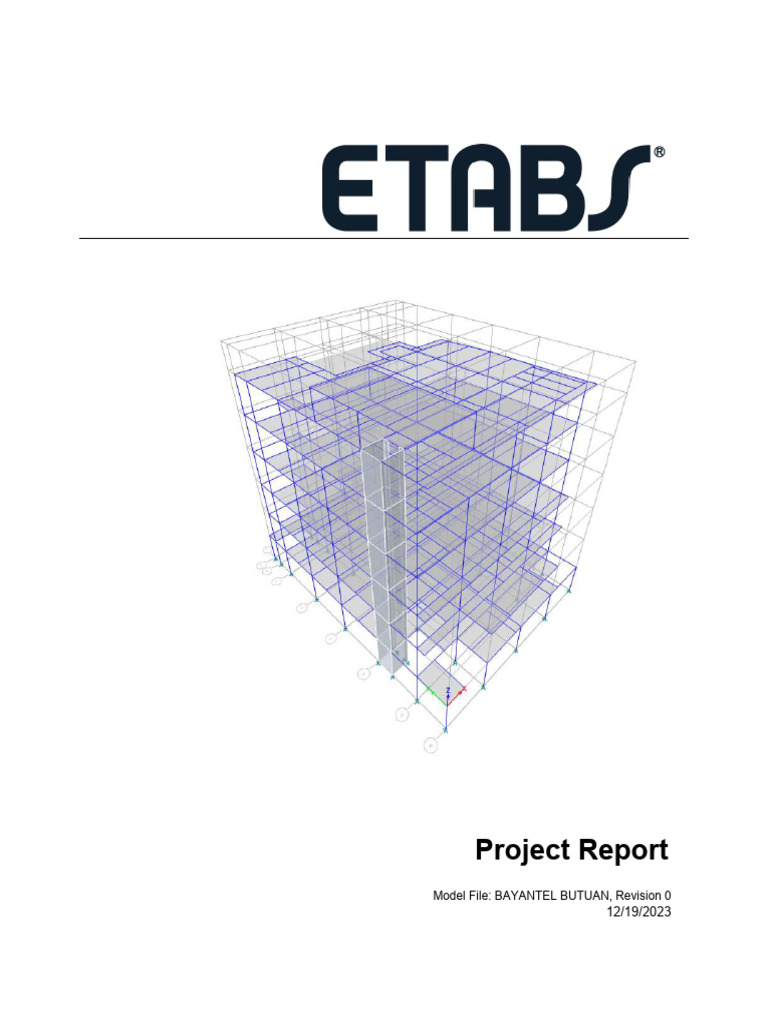 Bayantel Butuan Etabs Report | PDF