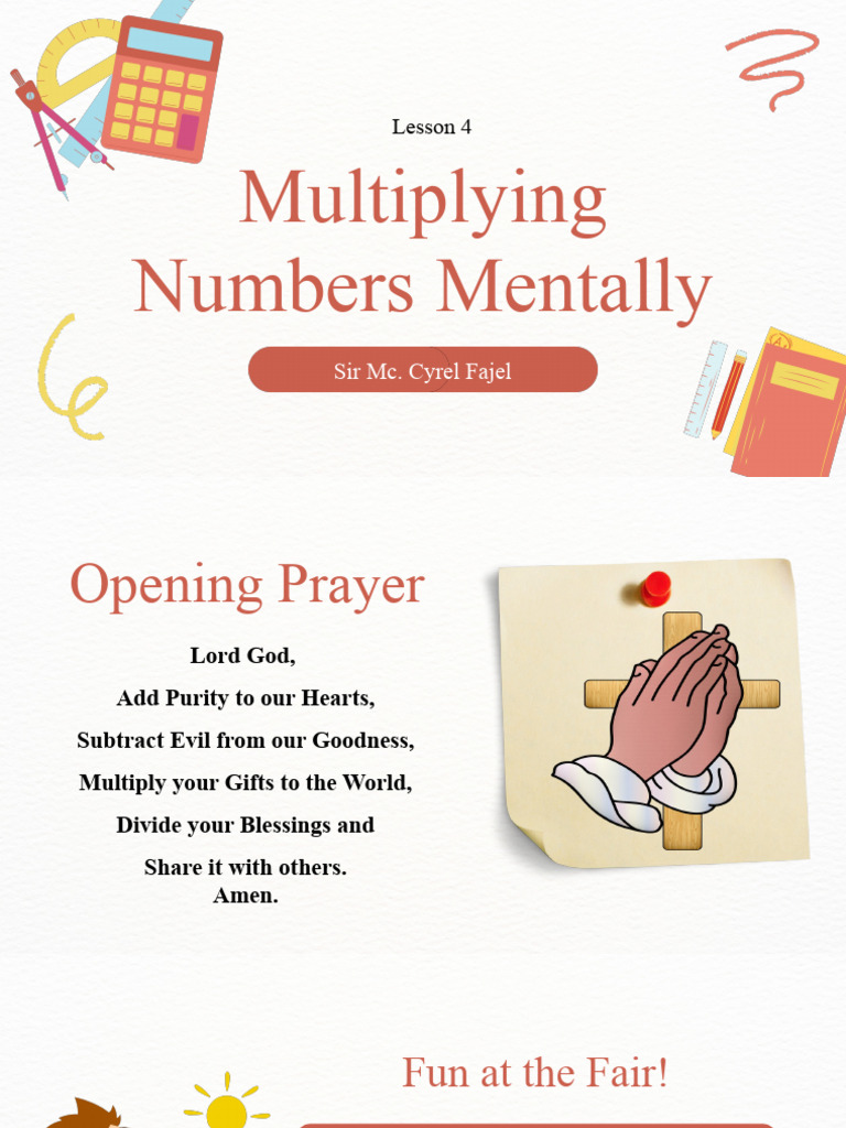 Grade 4 Mathematics Lesson 6 | PDF