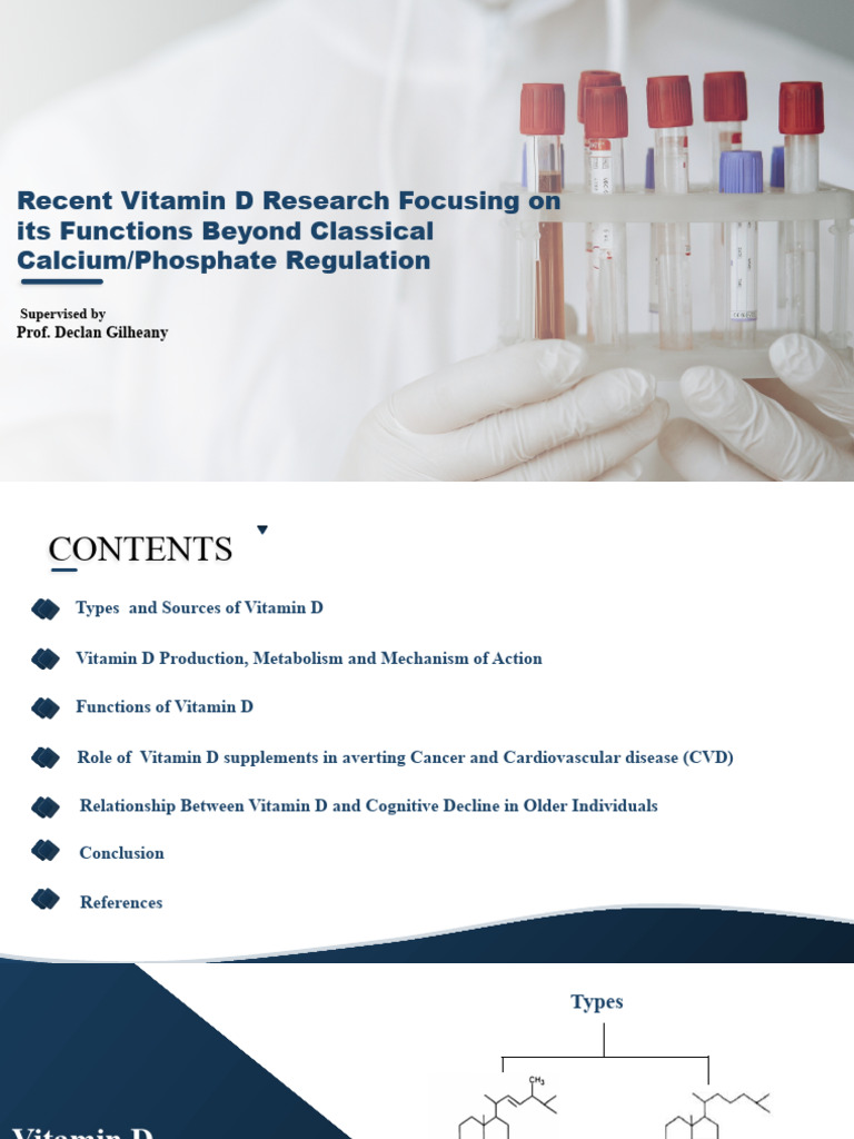 Non Classical Research On Vitamin D Presentation | PDF | Vitamin D | Vitamin