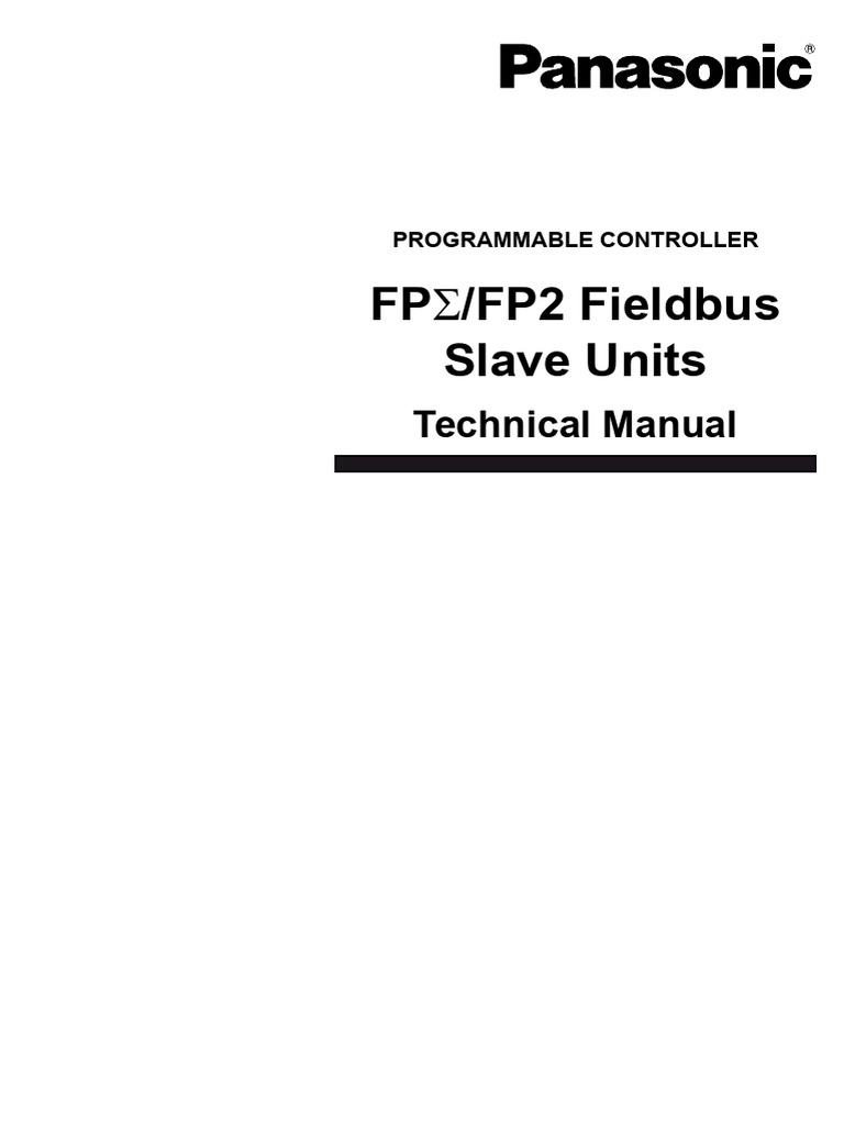 FP2 FP-SigmaFieldbusSlaveUnitsTechnicalManual ACGM0160V4EN | PDF | Technology & Engineering