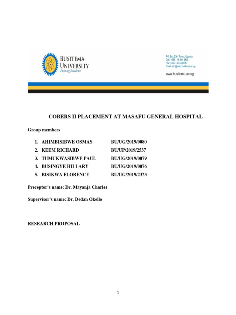 Diabetes Awareness in Masafu Community | PDF | Diabetes | Chronic Condition