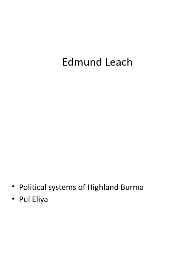 Edmund Leach | PDF