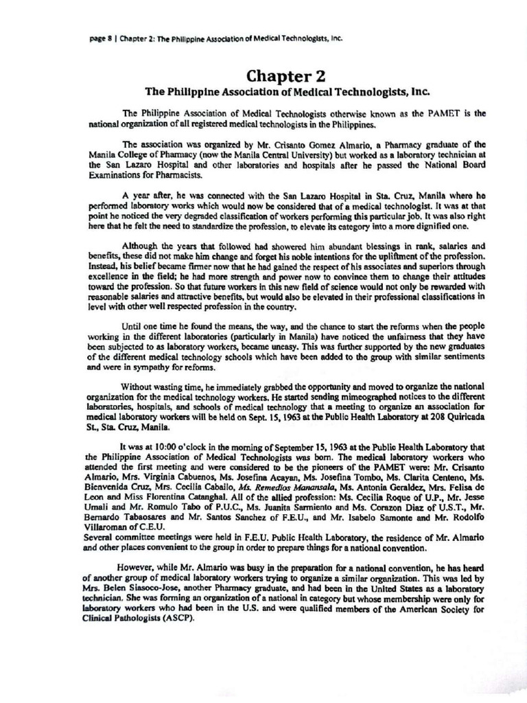 Philippine MedTech Law Chapter 2 | PDF