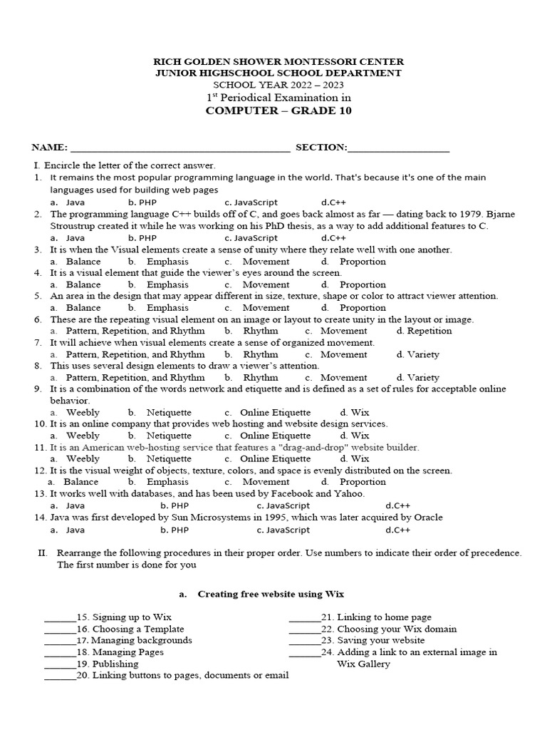 Torres 1st Periodical Com10 | PDF | Websites | Page Layout