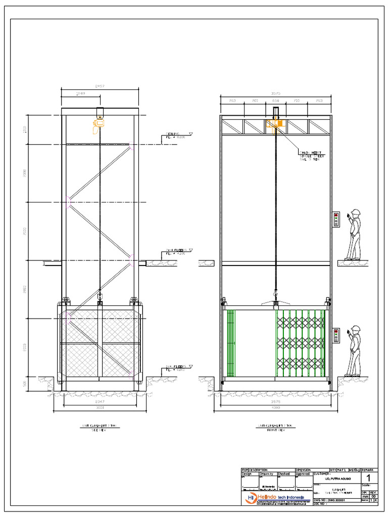 Cargo Lift 2 Ton | PDF